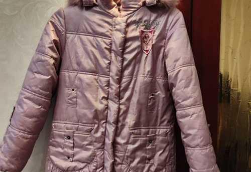 Пальто зимнее на девочку 146-152
