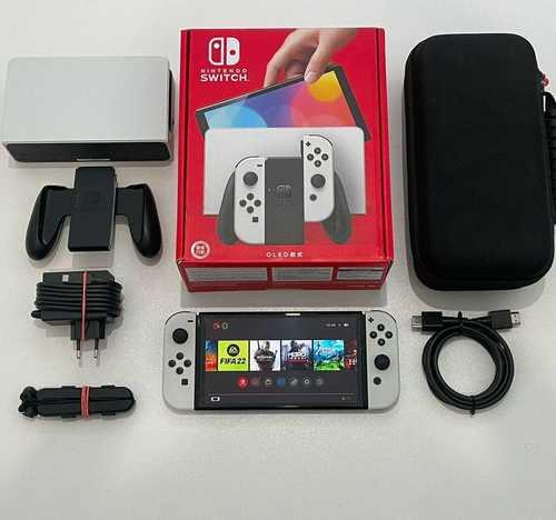 Nintendo Switch oled + 40 Игр