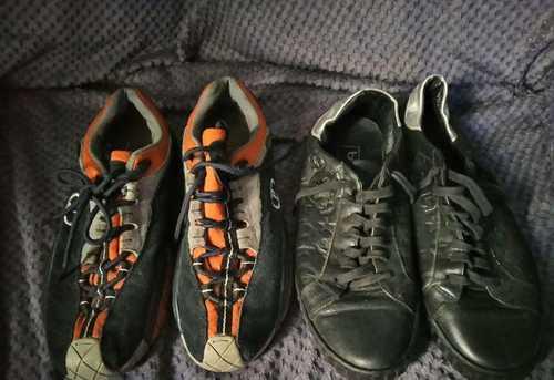 Ботинки замшевые и кожаные