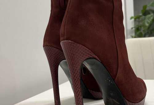 Ботильоны aldo 37 замшевые