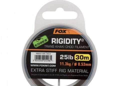 Поводковый моно материал FOX Rigidity Trans Khaki