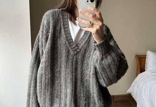 Винтажный пуловер (свитер) Louis Boston альпака