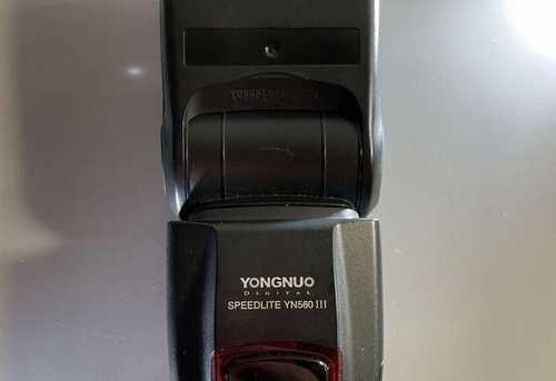 Вспышка камеры Yongnuo Digital speedlite YN560 III