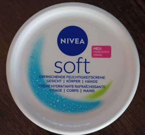 Крем для лица,рук и тела Nivea soft