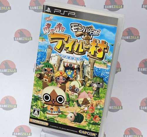 PSP MonHun Nikki Poka Poka Ailu Mura Japan