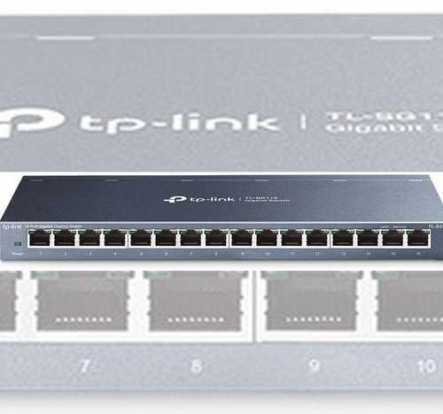 TP-Link TL-SG116 16-портовый гигабитный настольный коммутатор