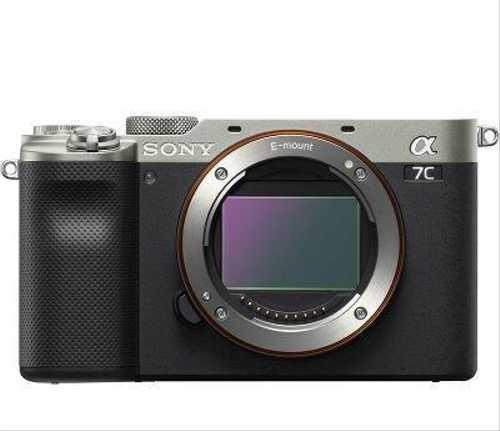 Фотоаппарат Sony Alpha ilce-7C Body, Silver