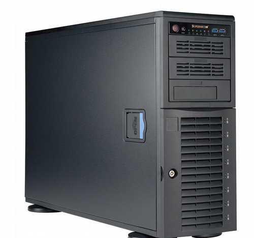 Серверная платформа Supermicro SYS-7049A-T 4U/Tower 2xLGA3647 C621, 16xDDR4, 8x3.5" bays, 2x1GbE, ip