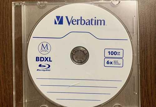 Verbatim M-disc BD-R bdxl 100 гб 6X