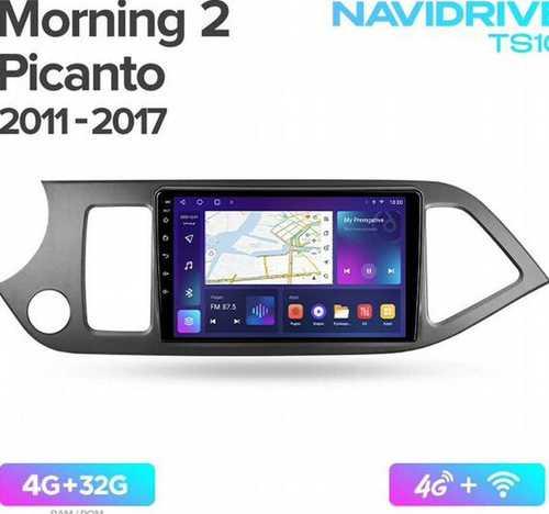 Магнитола NaviDrive TS10 Kia Picanto 2011-2017