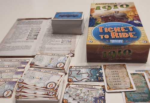 Дополнение к игре Ticket to Ride Америка 1910