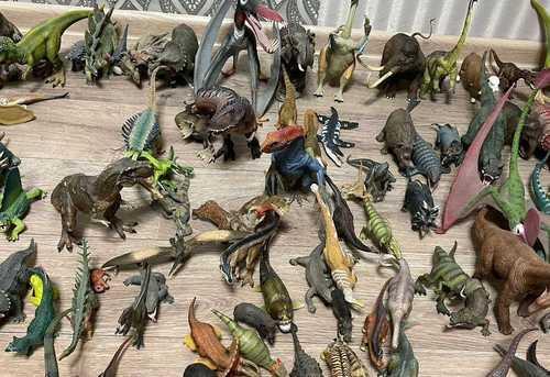 Динозавры фирмы papo, collecta, safari, schleich