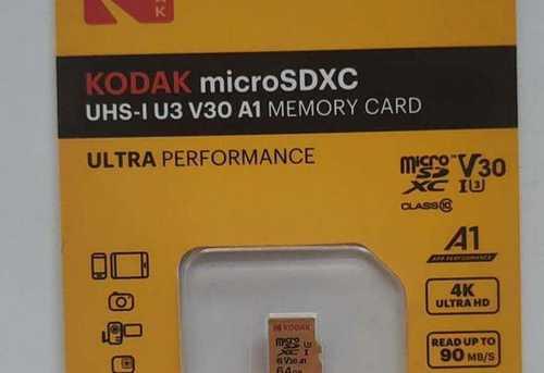 Карта памяти Kodak Ultra HD 64GB