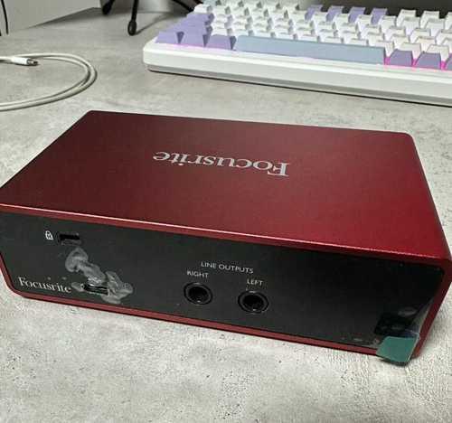 Звуковая карта focusrite scarlett solo 3rd gen