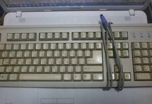 Клавиатура б/у с разъёмом USB и мышь зоо