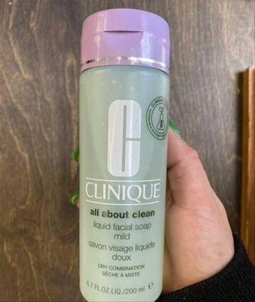 Clinique ALL about clean жидкое мыло для лица