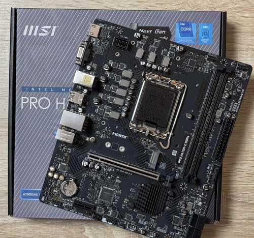 Материнская плата MSI H610M-E