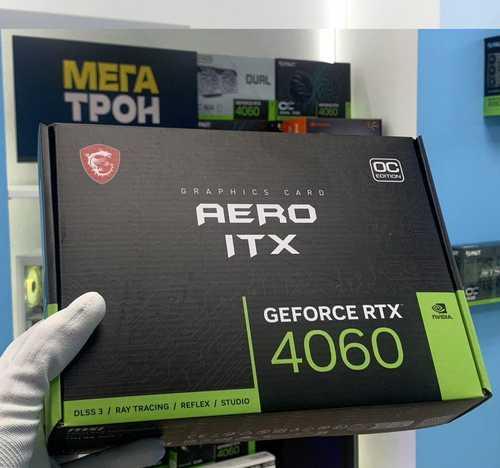 Видеокарта MSI RTX 4060 8Gb aero ITX OC Новые