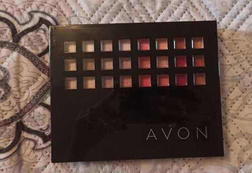 Палитра теней румяна блески avon редкость