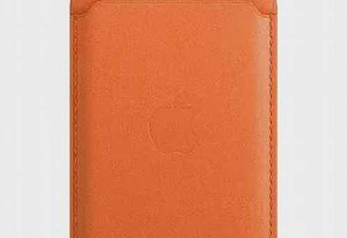 Кожаный бумажник Apple iPhone с MagSafe, orange