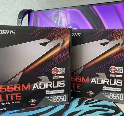 Новая материнская плата B550M Aorus Elite