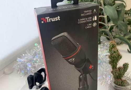 Микрофон Trust gxt 212 + звуковая карта