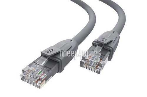 GCR UTP 24AWG cat.6 RJ45 T568B 10.0m Grey GCR
