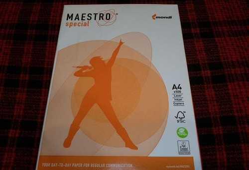 Бумага офисная Maestro special A4 104мкм mondi