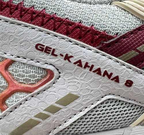 Asics Gel kahana 8 красно белые