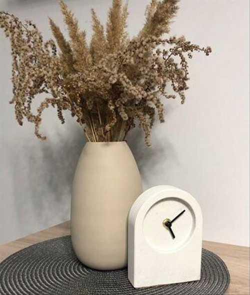 Часы и горшки из бетона