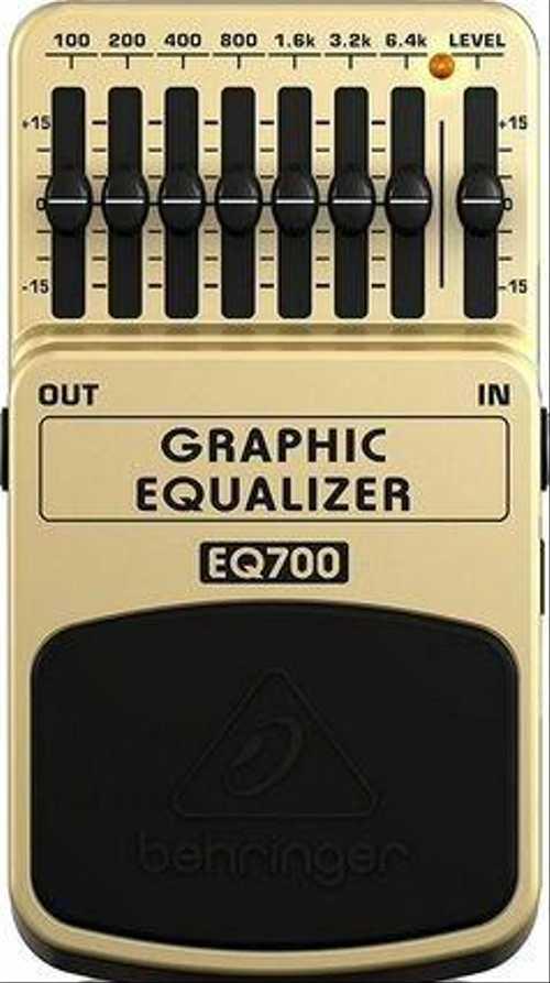 Педаль-эквалайзер Behringer EQ700 7-Band Graphic E