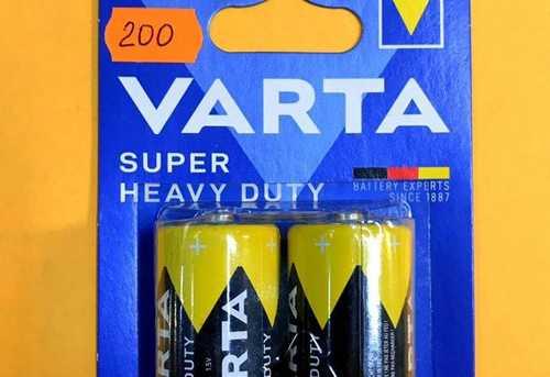 Батарейка Varta superlife R14 C BL2 Heavy Duty 1.5