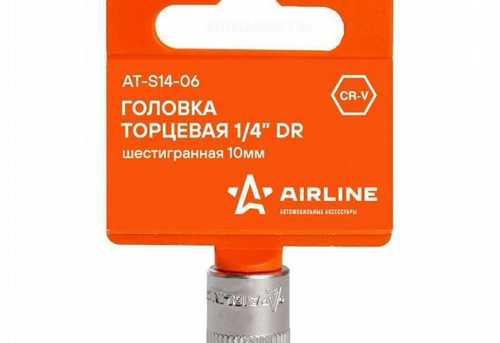 Airline AT-S14-06 Головка торцевая 1/4 DR шестигра