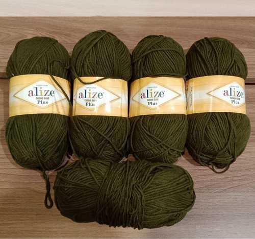 Пряжа для вязания alize cotton gold plus