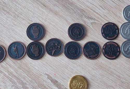 Монеты пятёрочка остров сокровищ коллекция