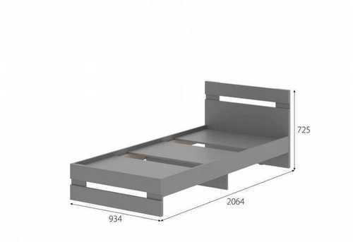 Новая односпальная кровать 90*200 см