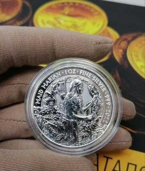 Серебряная монета Мифы и легенды. Дева Мэриан