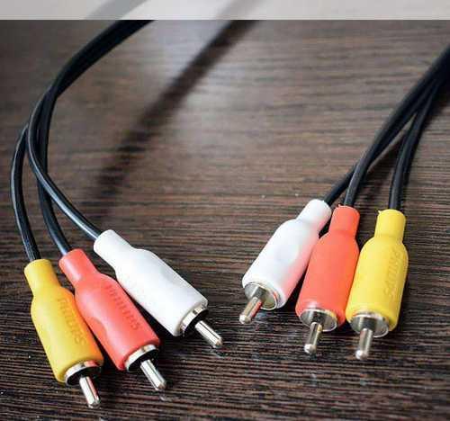 Кабель Philips 3RCA-3RCA, 1,5 м