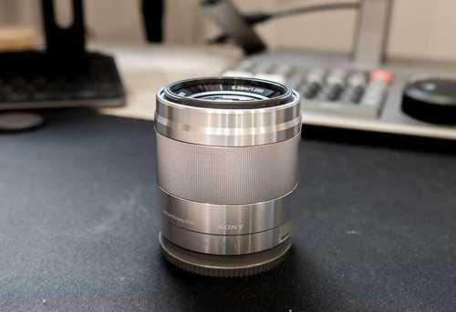 Sony 50mm f/1.8 OSS (SEL-50F18) серебристый