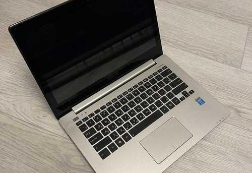 Металлический ноутбук Asus i3 (4th) 8gb ssd 240gb