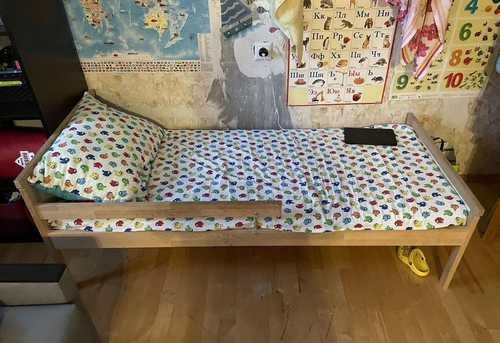 IKEA детская кровать+ортопедический матрац