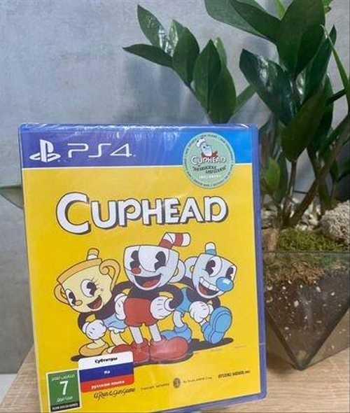 Игра Cuphead PS4 для двоих,новый диск