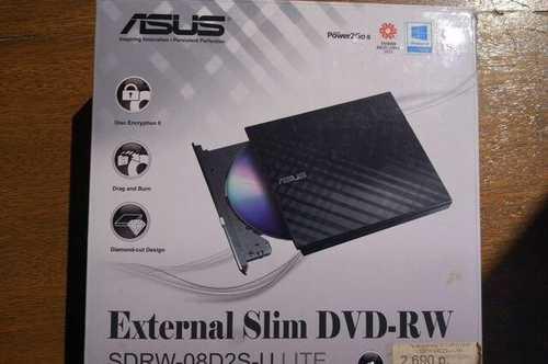 Asus пишет DVD-CD диски внешний привод DVD-RW