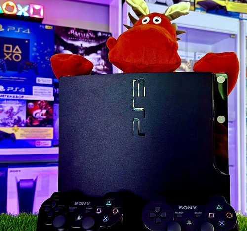 Sony PlayStation 3 Slim   2 геймпада / Гарантия