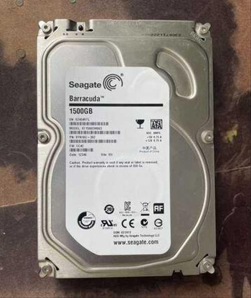 Жесткий диск Seagate 1,5tb 1500 gb