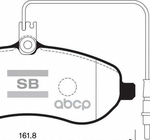 Колодки тормозные передние sangsin brake SP1415