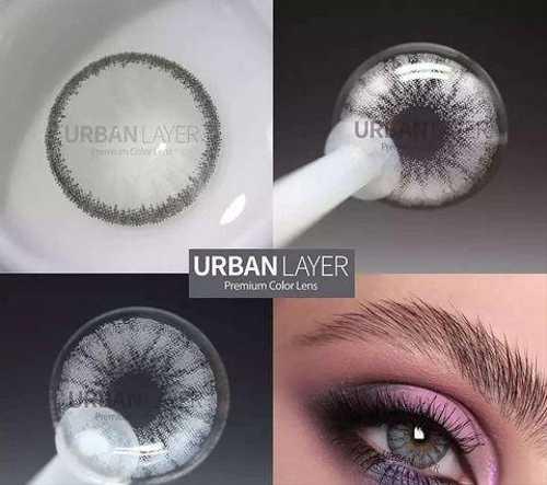 Цветные линзы Urban Layer Iceland Gray