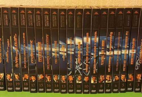 Фирменная коллекция dvd о Джеймесе Бонде