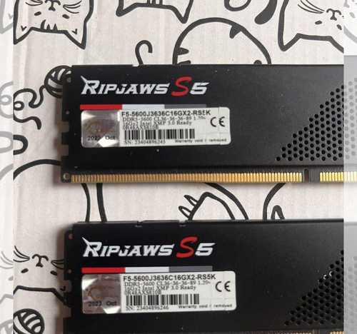 RAM G.Skill Trident Z5 DDR5 5600 MHz 16gbx2