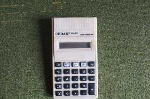 Калькулятор карманный cedar CD-231, mini